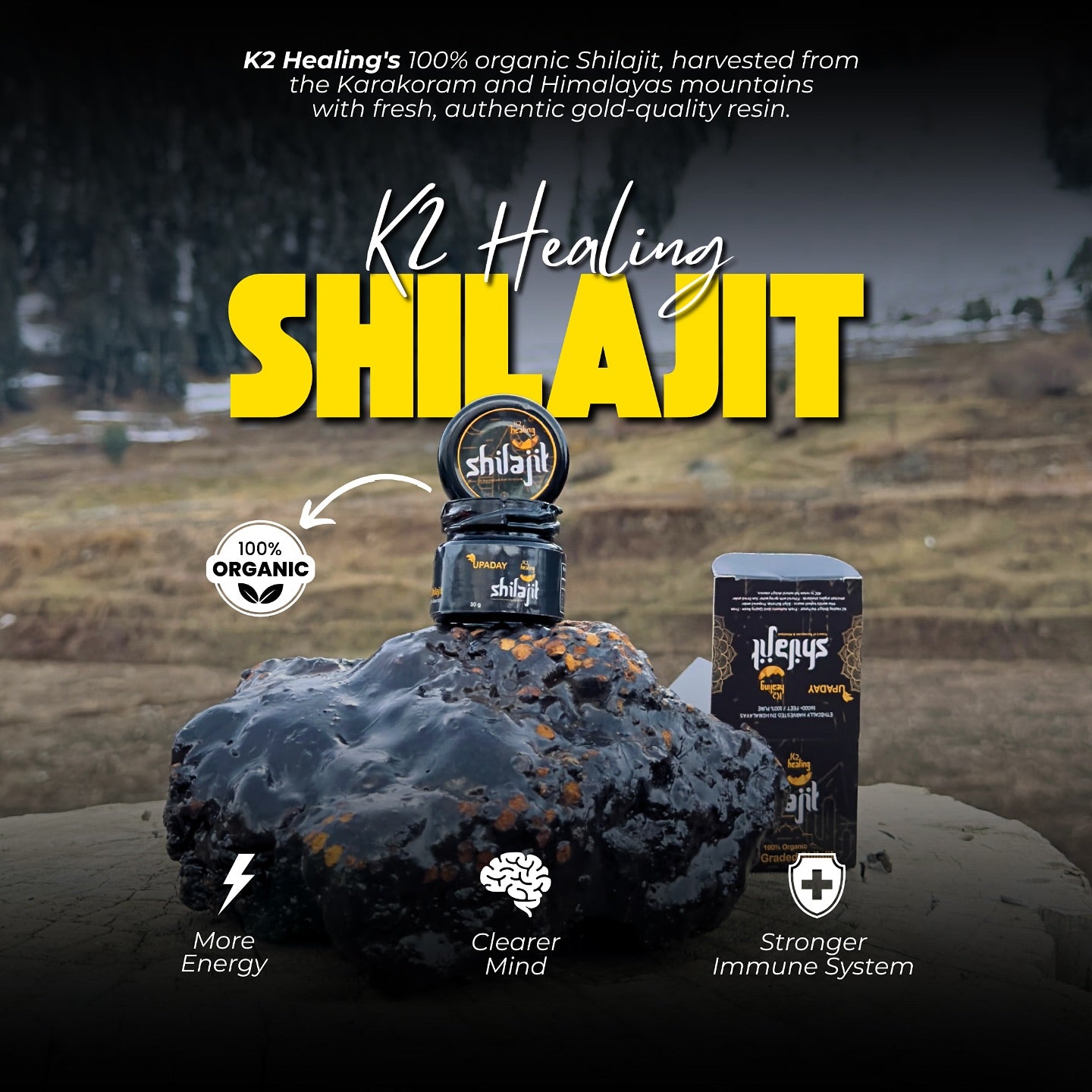 K2 Royal Shilajit Resin - 500 grams – K2 Shilajit